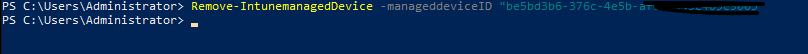 How to delete managed devices on Intune with Powershell? - Microsoft Q&A