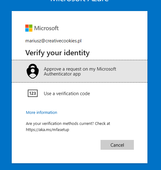 MFA on Azure account blocked - Microsoft Q&A