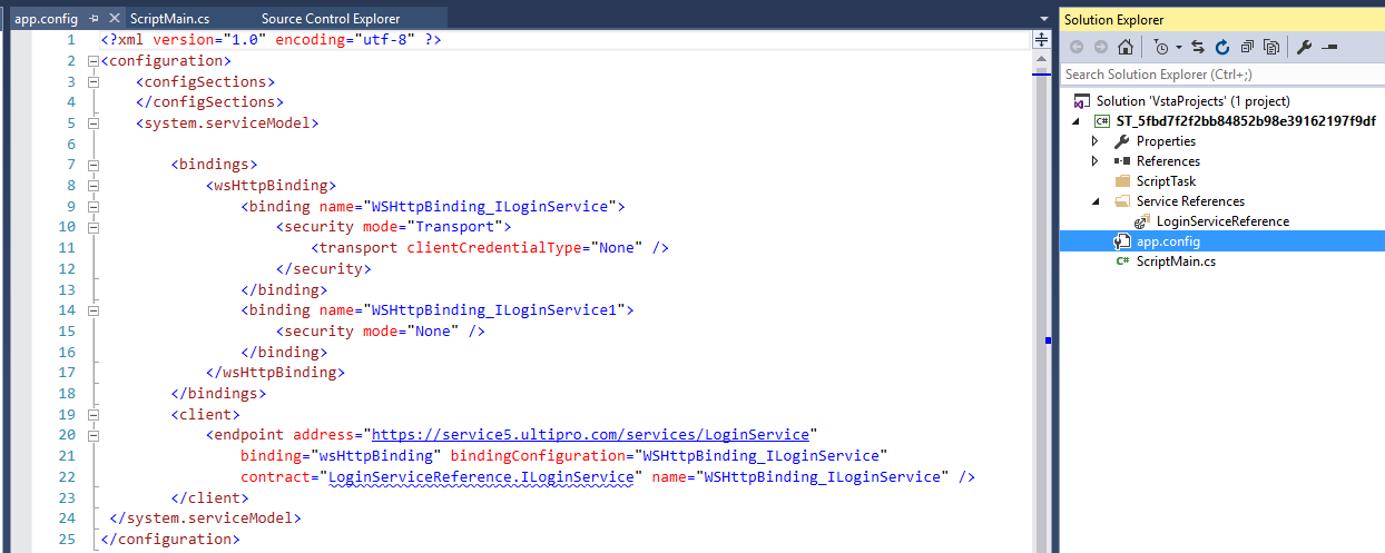 could not find service reference endpoint element in the app.config ...