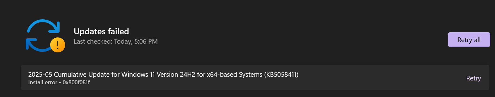 How to stop WIN 24H2 (KB5058411) pushing through - Microsoft Q&A