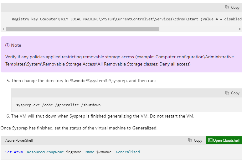 Looklike Sysprep issue Timeout while creating the VM after out of customization Image for AVD ...