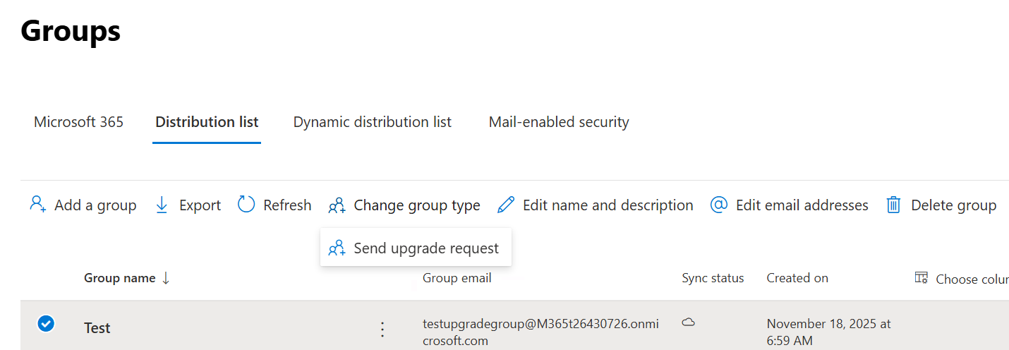 how to convert Distribution list to Microsoft 365 group? - Microsoft Q&A