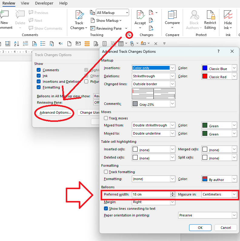 Strange grey vertical line right side of document which is markup area ...