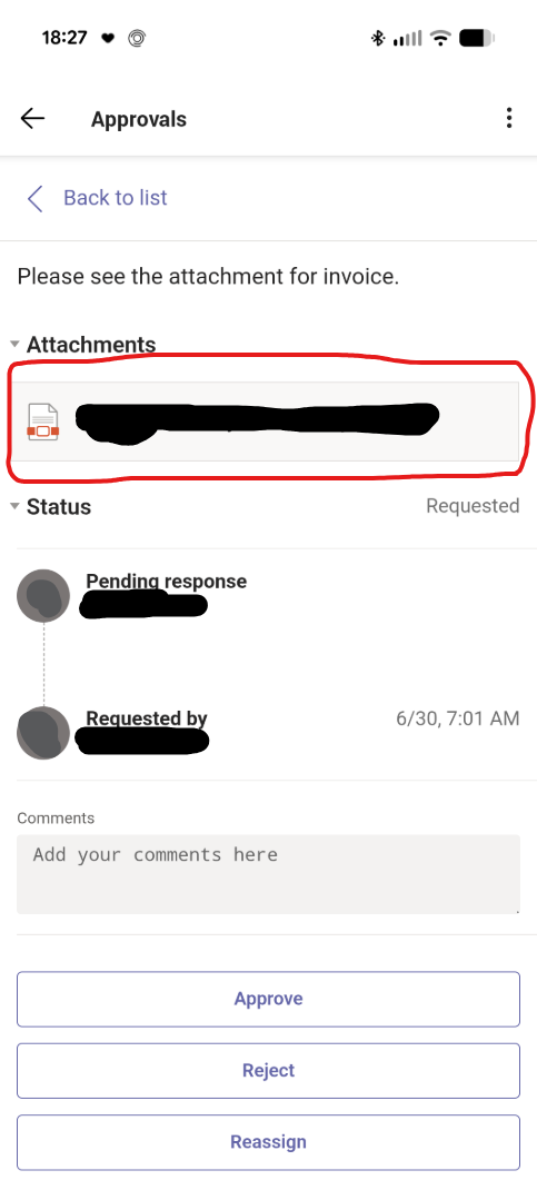 Unable to Open Attached PDF File on Android Teams Approval - Microsoft Q&A