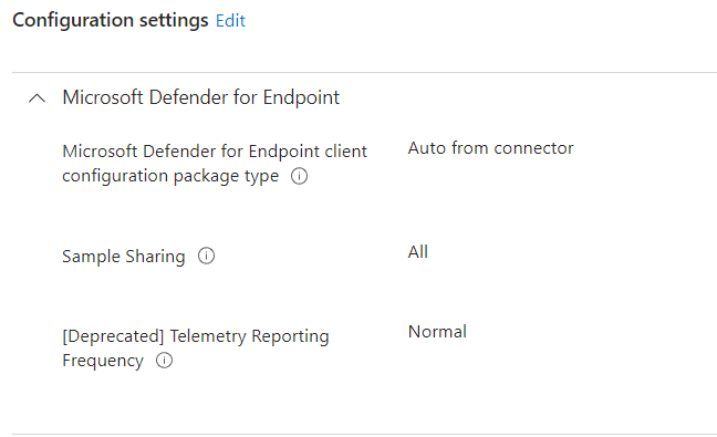 Endpoint detection and response profile won't deploy correctly - Microsoft Q&A