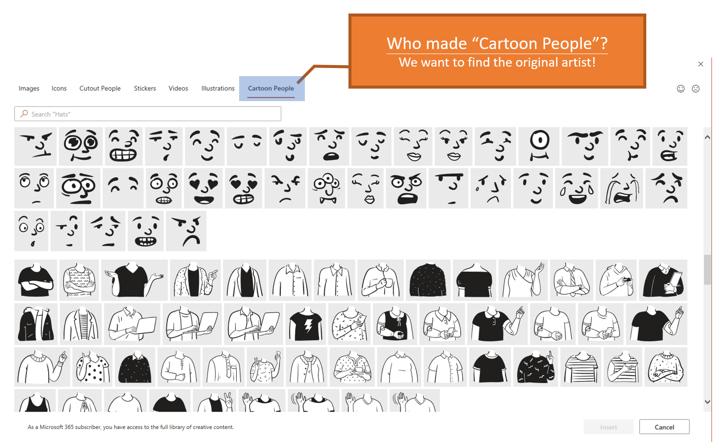 Microsoft 365 "Cartoon People" - Which artist / art studio created the ...