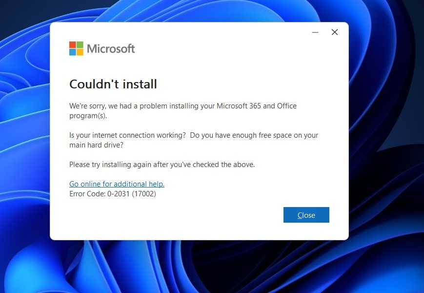Office 2021 installation stuck at 97% - Microsoft Q&A