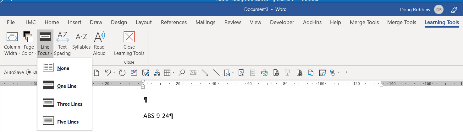 How to get Focus mode for Microsoft word? - Microsoft Q&A