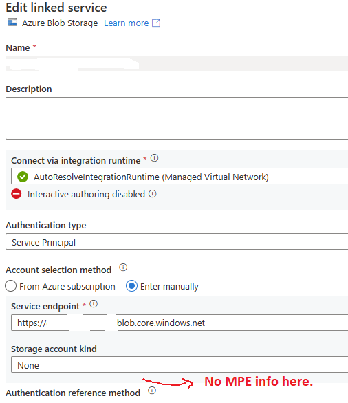 Azure Synapse Linked Service Not Linking Managed Private Endpoint After Deployment Microsoft Qanda