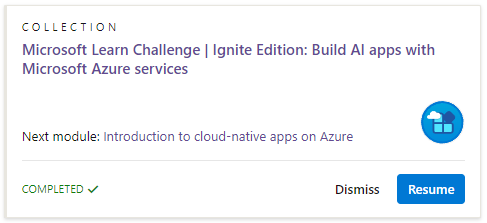 I completed a Microsoft Ignite Challenge within the time frame but it doesn't show-up ...