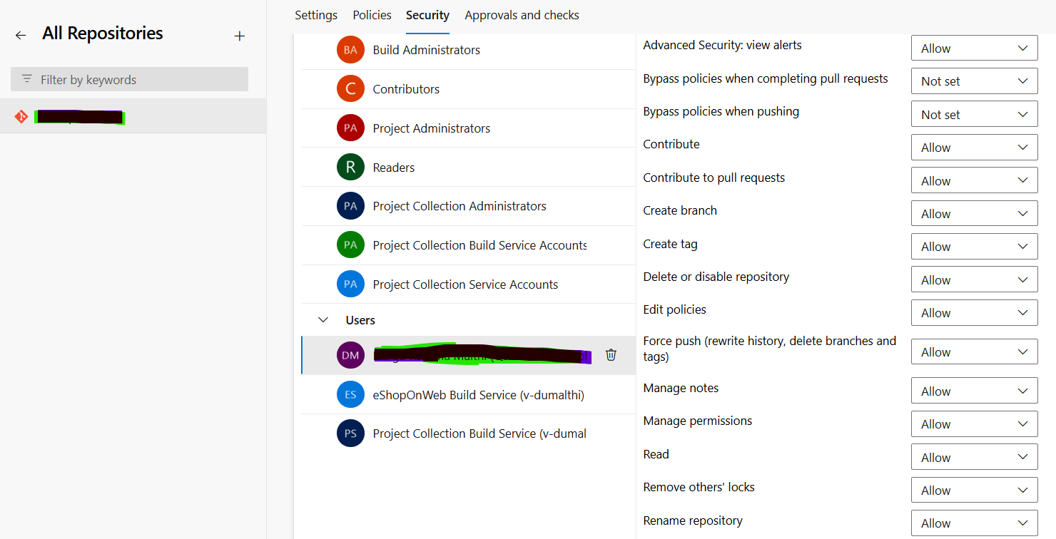 Azure DevOps repo getting 404. - Microsoft Q&A