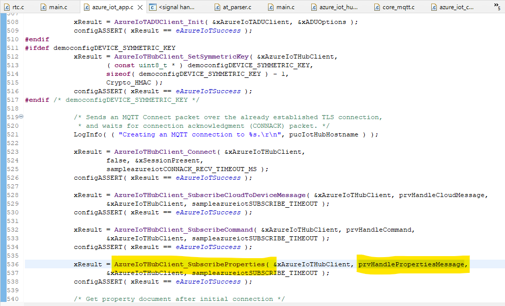 Not able to receive desired properties. - Microsoft Q&A Not able to receive desired properties. - Microsoft Q&A