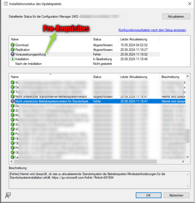 Unable To Perform Mecm Version Upgrade From 2309 Hotfix To 2403 Because The Upgrade Is