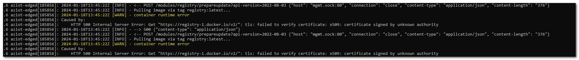 IoTEdgeAPIProxy giving HTTP request to HTTPS port error - Microsoft Q&A