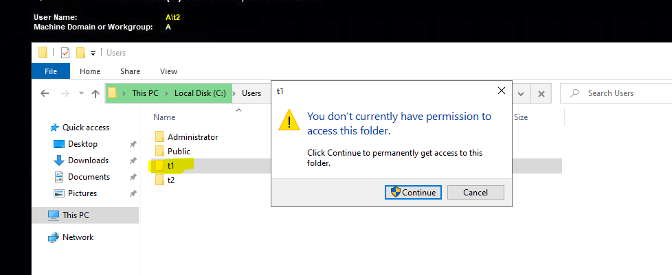 Domain User Folder restriction from other users - Microsoft Q&A