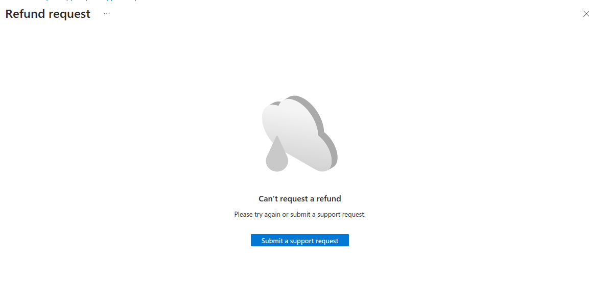 Guidance request to refund developer support - Microsoft Q&A