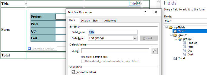 Add quantity field to repeating Table - Microsoft Q&A Add quantity field to repeating Table - Microsoft Q&A