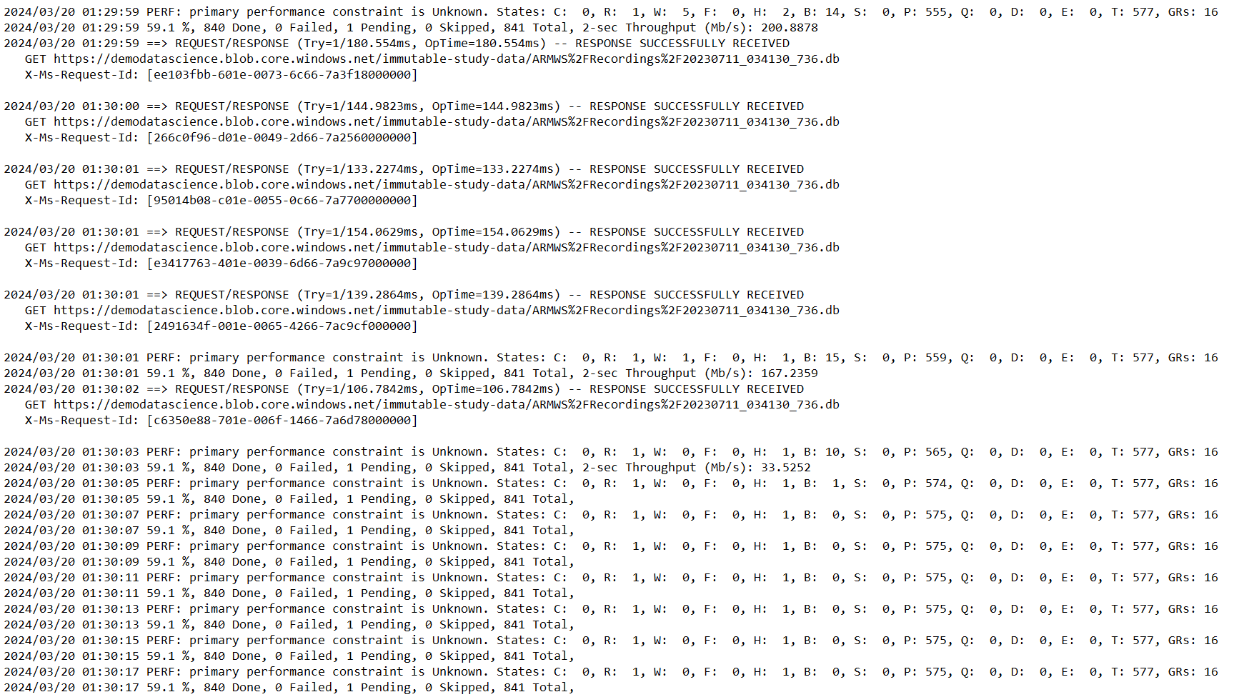 Azure Storage Explorer hanging after attempting a large single file ...