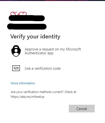 A shared folder on Onedrive requires authenticator code. The microsoft authenticator does not ...