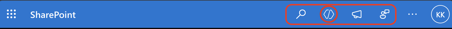 Changing icons in the suite nav bar - Microsoft Q&A