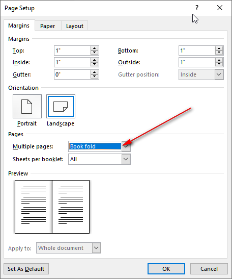 How to number a booklet page in Word? - Microsoft Q&A
