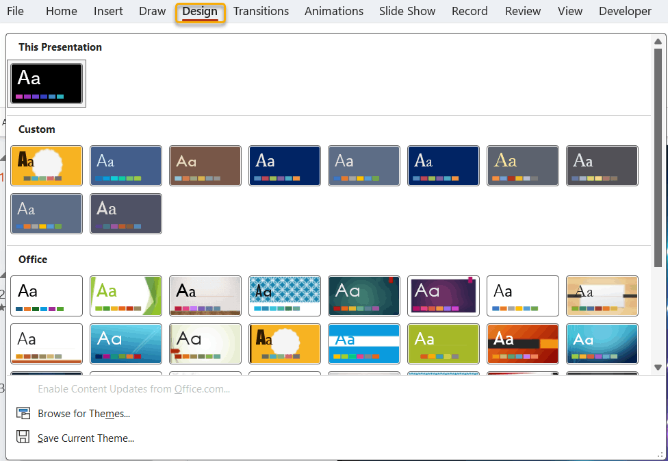 How to get newest theme for Word? - Microsoft Q&A