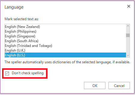 Onenote online - turn off automatic corrections - Microsoft Q&A