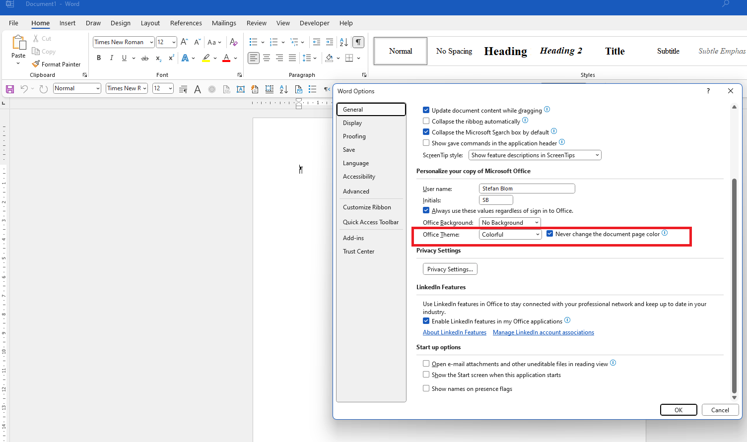 Color Behind Word Document Just Went White - How To Change It ...