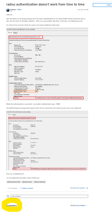 What happened to the Answer that I posted? - Microsoft Q&A