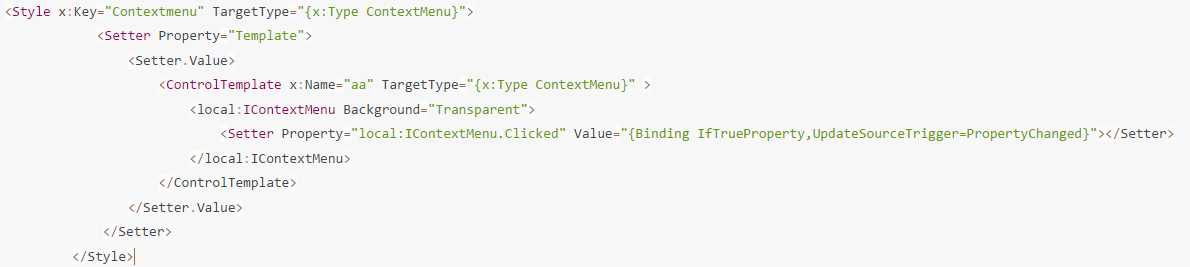 How To Create Custome Shaped Contextmenu For Wpf Datagrid Cell
