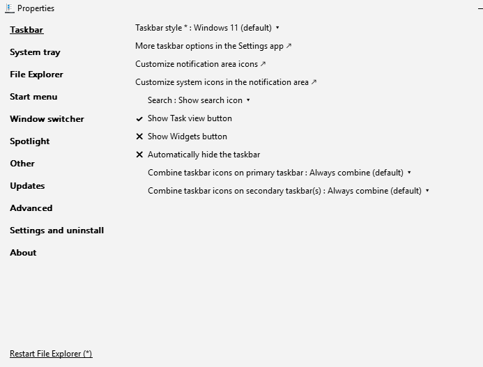 Language/input switcher UI looks like the old Windows 10 style ...