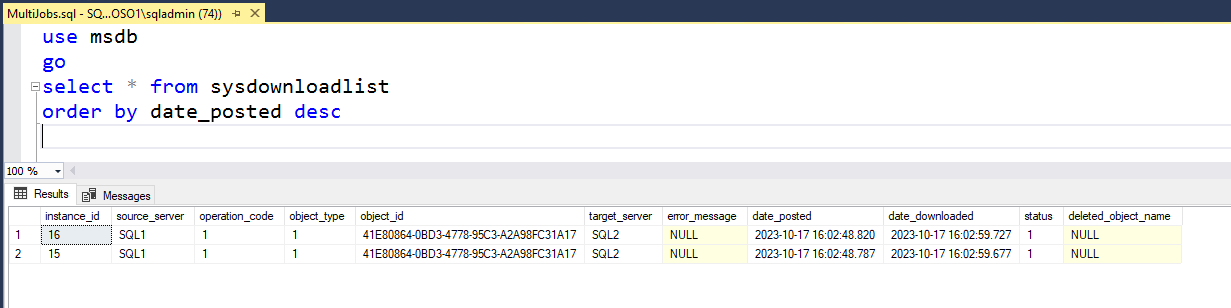 Multi server maintenance plan - Microsoft Q&A