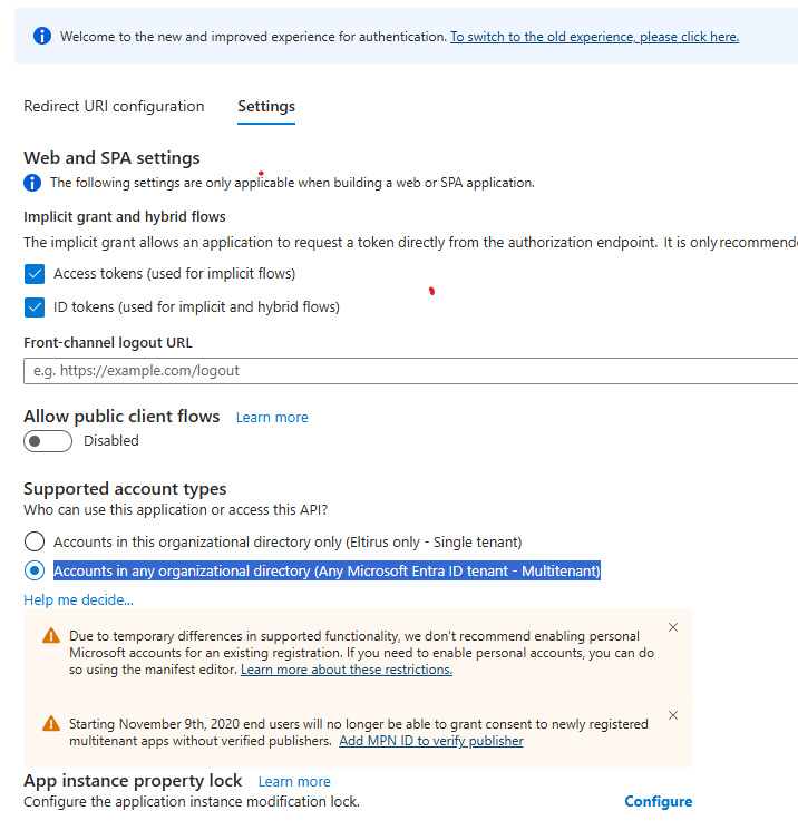 Azure Web App Easy Auth: ‘Allow Requests from Specific Tenants’ Setting Not Persisting After ...