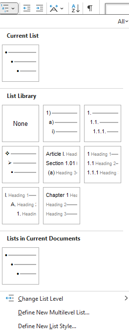 Using Microsoft Styles for Mixed Numbered Lists - Microsoft Q&A