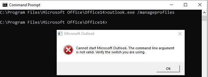Cannot start Microsoft Outlook. - Microsoft Q&A