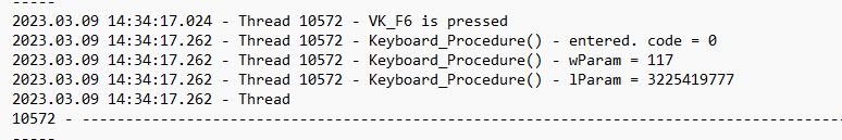 SetWindowsHookEx(WH_KEYBOARD) doesn't work with "explorer.exe ...