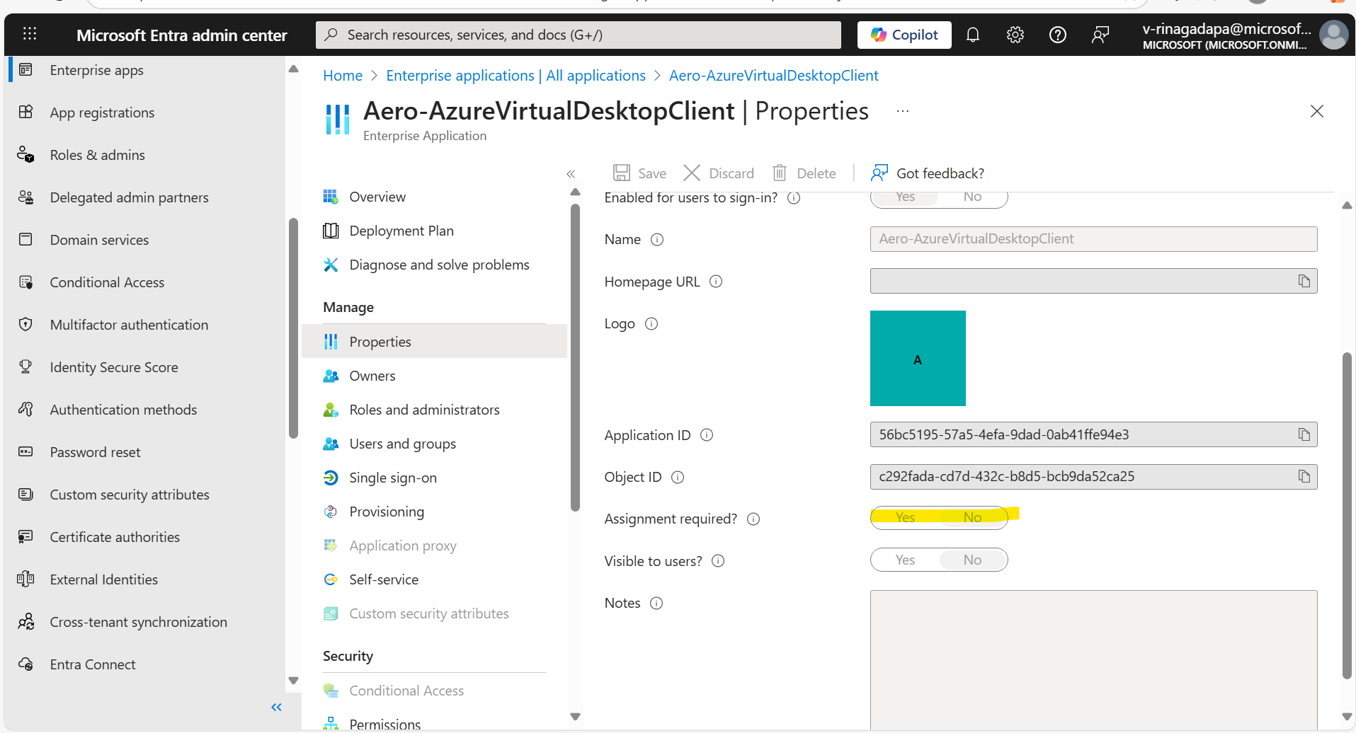Session Desktop application does not show up for members of the Desktop ...