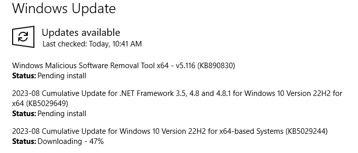 Build 19045.3324, kb5029244 out to Release preview and public ...