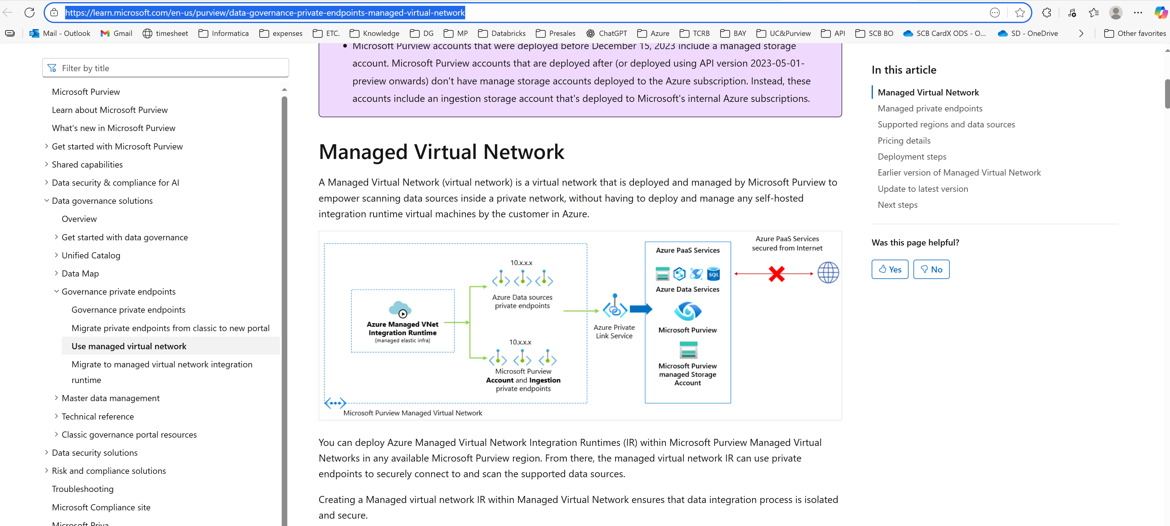 Microsoft Purview Scan Azure Synapse dedicated pool option, if Azure Synapse is in a virtual ...