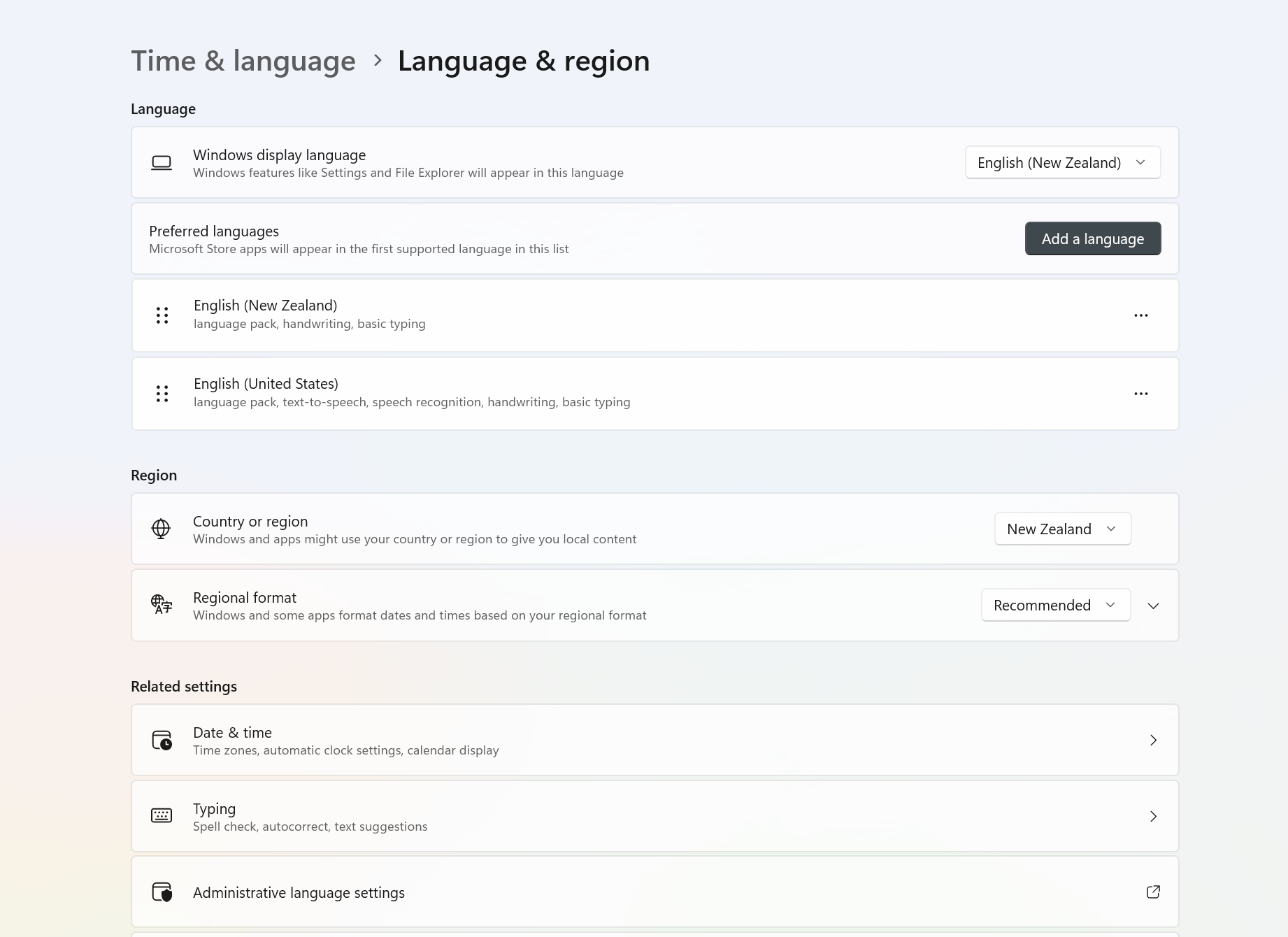 I Cant Remove A Keyboard Layout Language Option It Doesnt Appear In The Settings But It