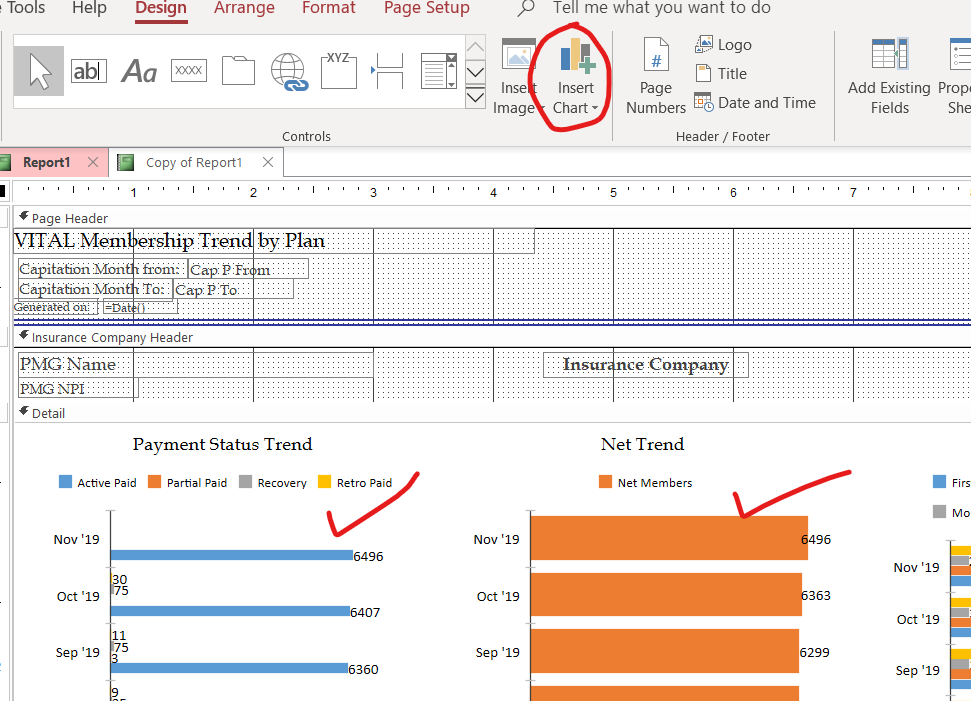 MS Access 365 reports using new charts crash - Microsoft Q&A