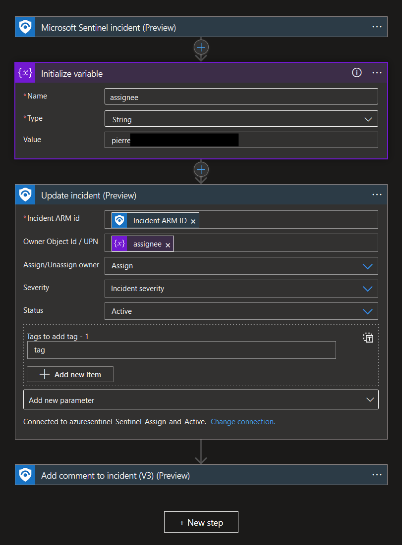 How to use the currently logged in user as variable in Sentinel Azure ...