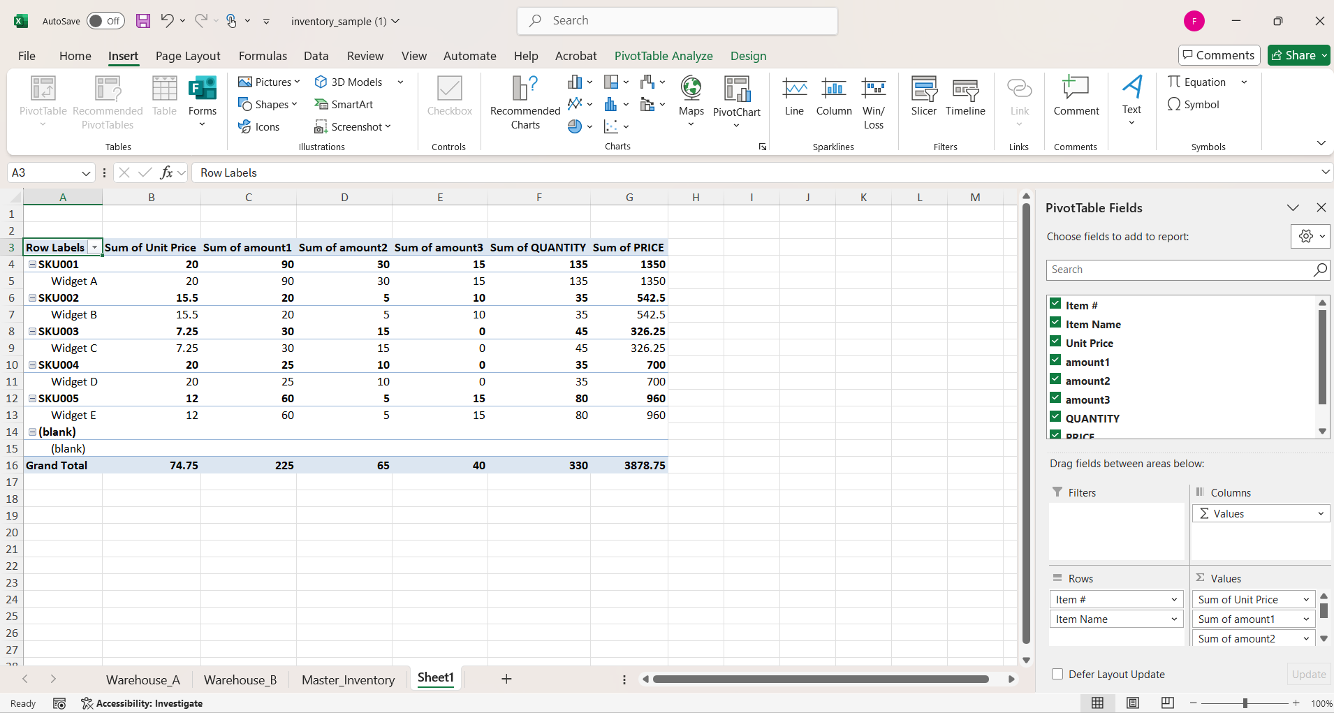 how to do excell sheets in 1 list - Microsoft Q&A