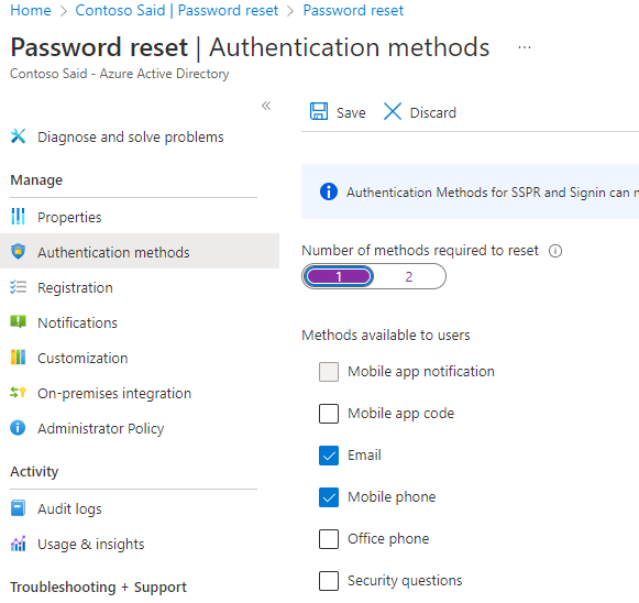 Mix Per-User MFA and CA MFA results in only Phone being available for ...