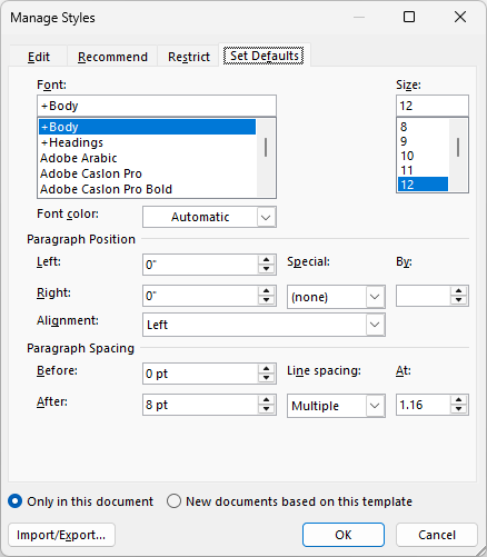 Why does Font keep changing when editing text? - Microsoft Q&A