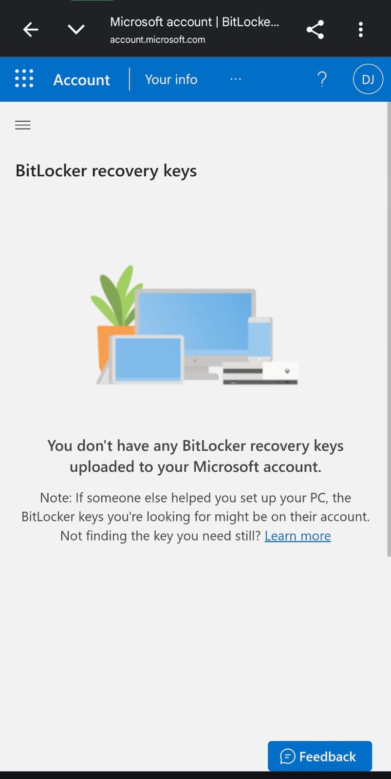 How to find my bitlocker key - Microsoft Q&A