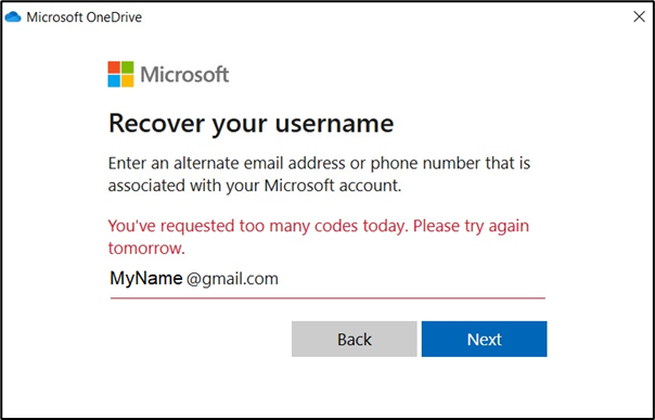 Microsoft Account and OneDrive Login Problem - Microsoft Q&A