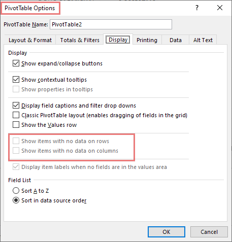 Insert rows with count of 0 in Pivot Table? - Microsoft Q&A