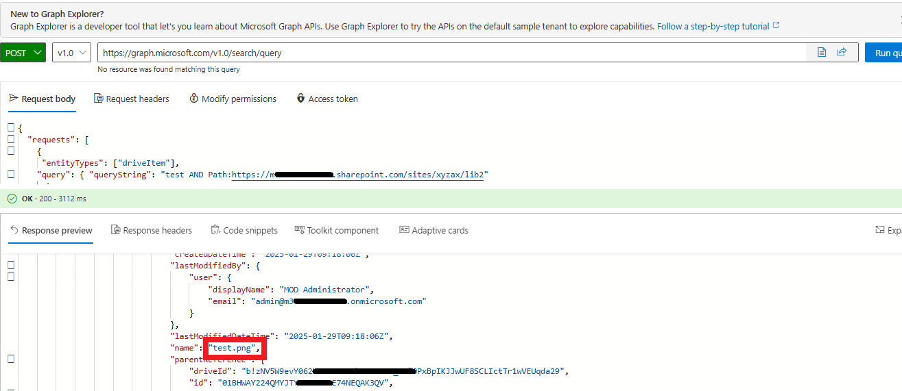Clarification On File Name Search For Image Files Using Sharepoint Search Api Microsoft Qanda