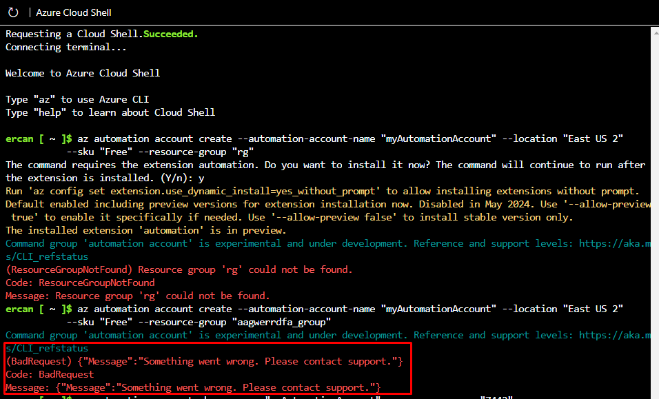 Azure automation maybe did not working - Microsoft Q&A